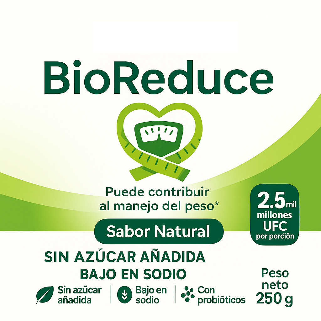 [caja 6 unidades] BioReduce™ 250 mL Yogurt Mantenimiento Corporal – VIBIOX